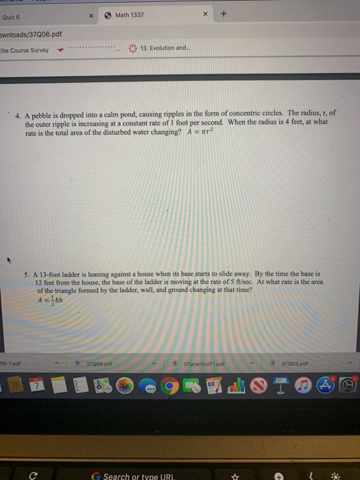 Solved X Quiz 6 Math 1337 X + ownloads/37006.pdf lite Course | Chegg.com
