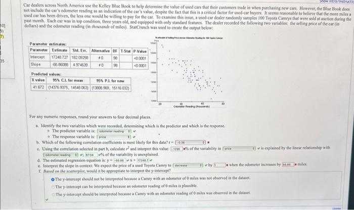 Solved at dealers across North America Lise the Kelley Blae | Chegg.com