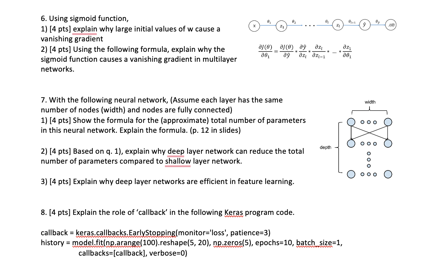 Solved Q1. [4 ﻿pts] ﻿If we choose the model with minimum | Chegg.com