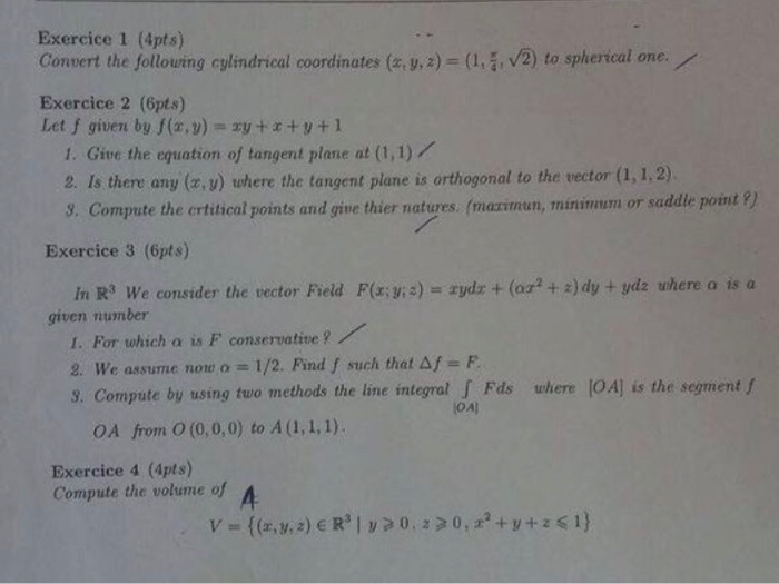 Solved can you please solve all those exercies and show it | Chegg.com