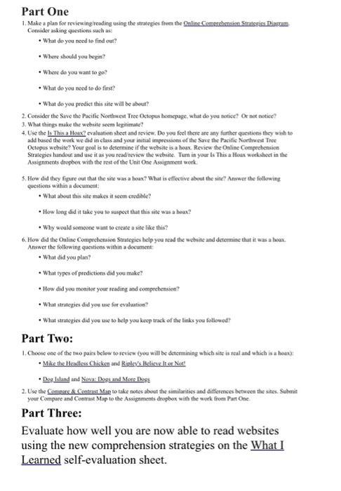 Part One 1. Make a plan for reviewing rouding using | Chegg.com