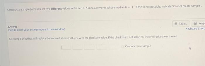 Solved Construct a sample with at least two different values | Chegg.com