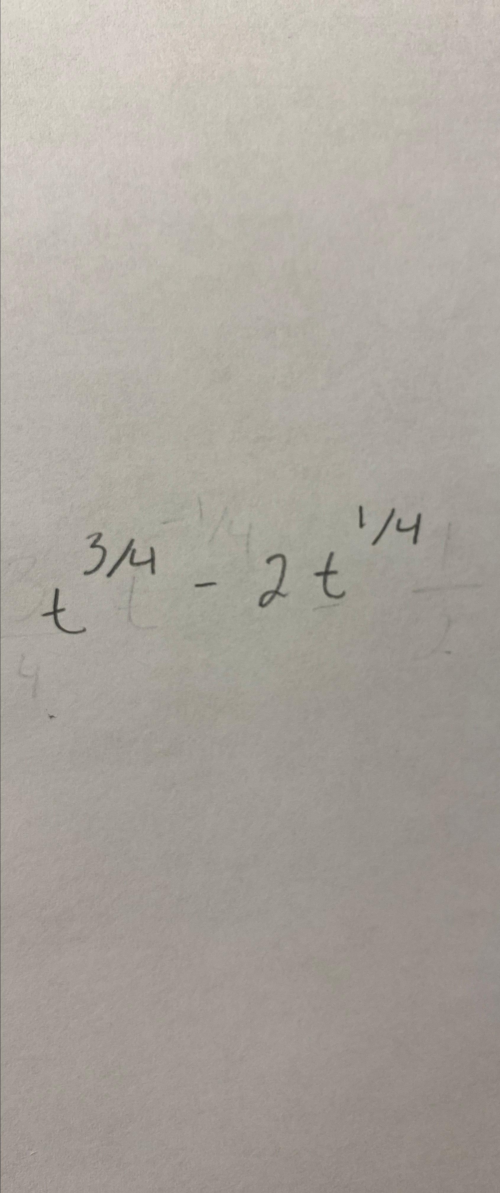 Solved t34-2t14 | Chegg.com