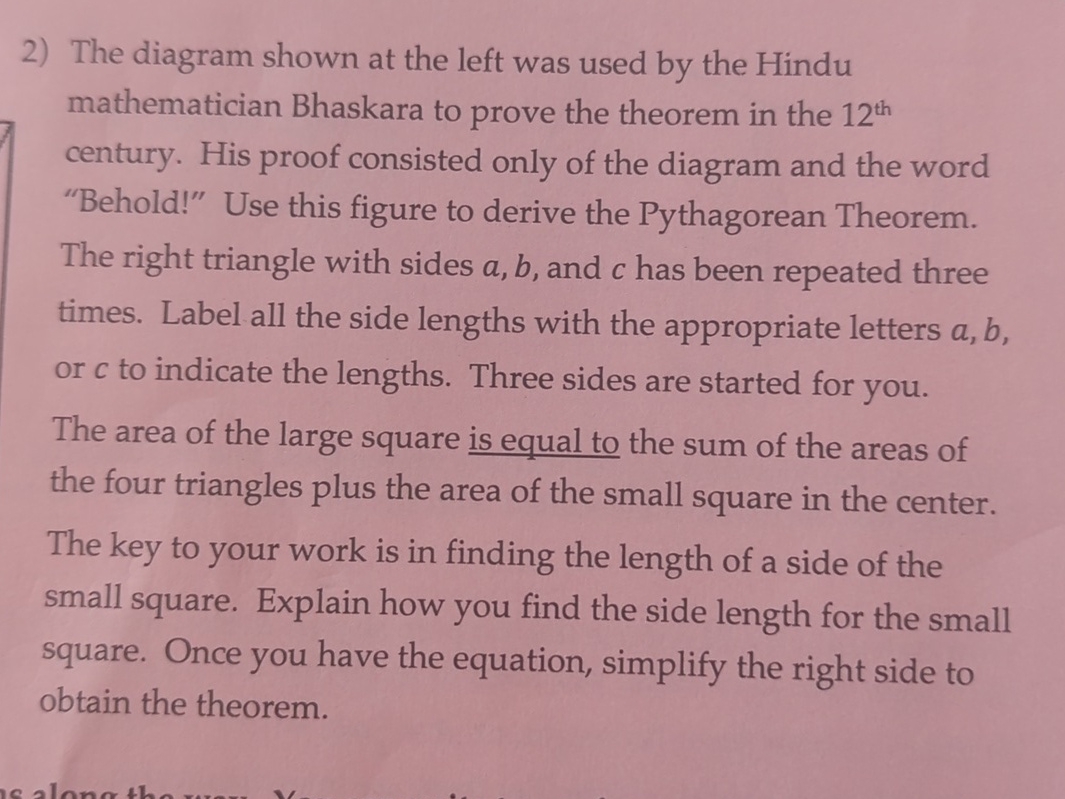 Solved The diagram shown at the left was used by the Hindu | Chegg.com
