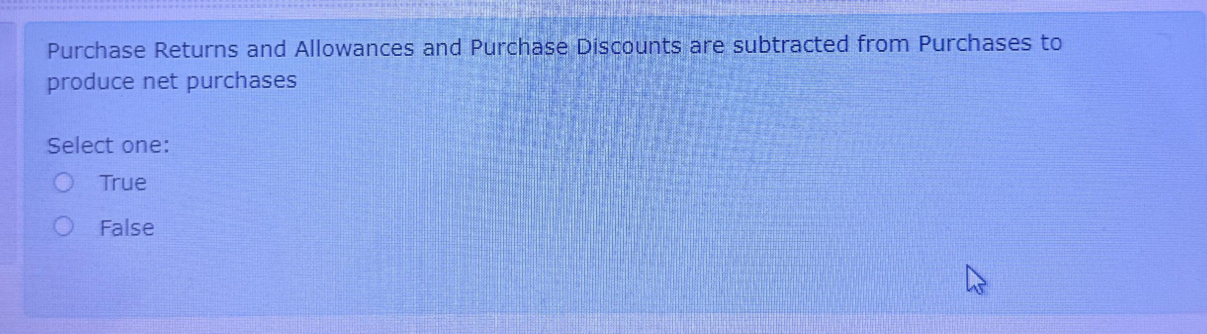 Solved Purchase Returns and Allowances and Purchase | Chegg.com