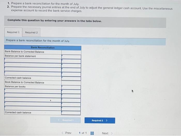 Solved Exercise 7-35 (Static) Bank reconciliation and | Chegg.com