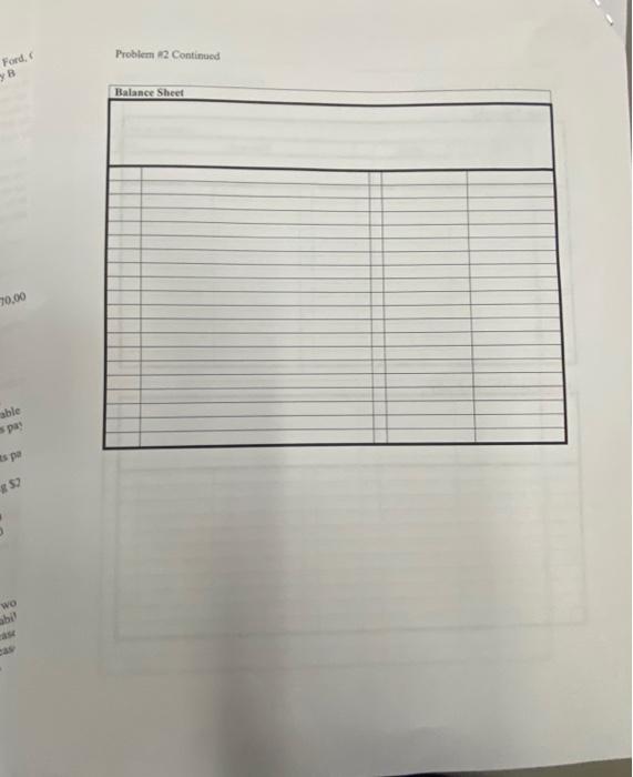 Solved Problems Problem #1 (28 points) Required: Prepare | Chegg.com