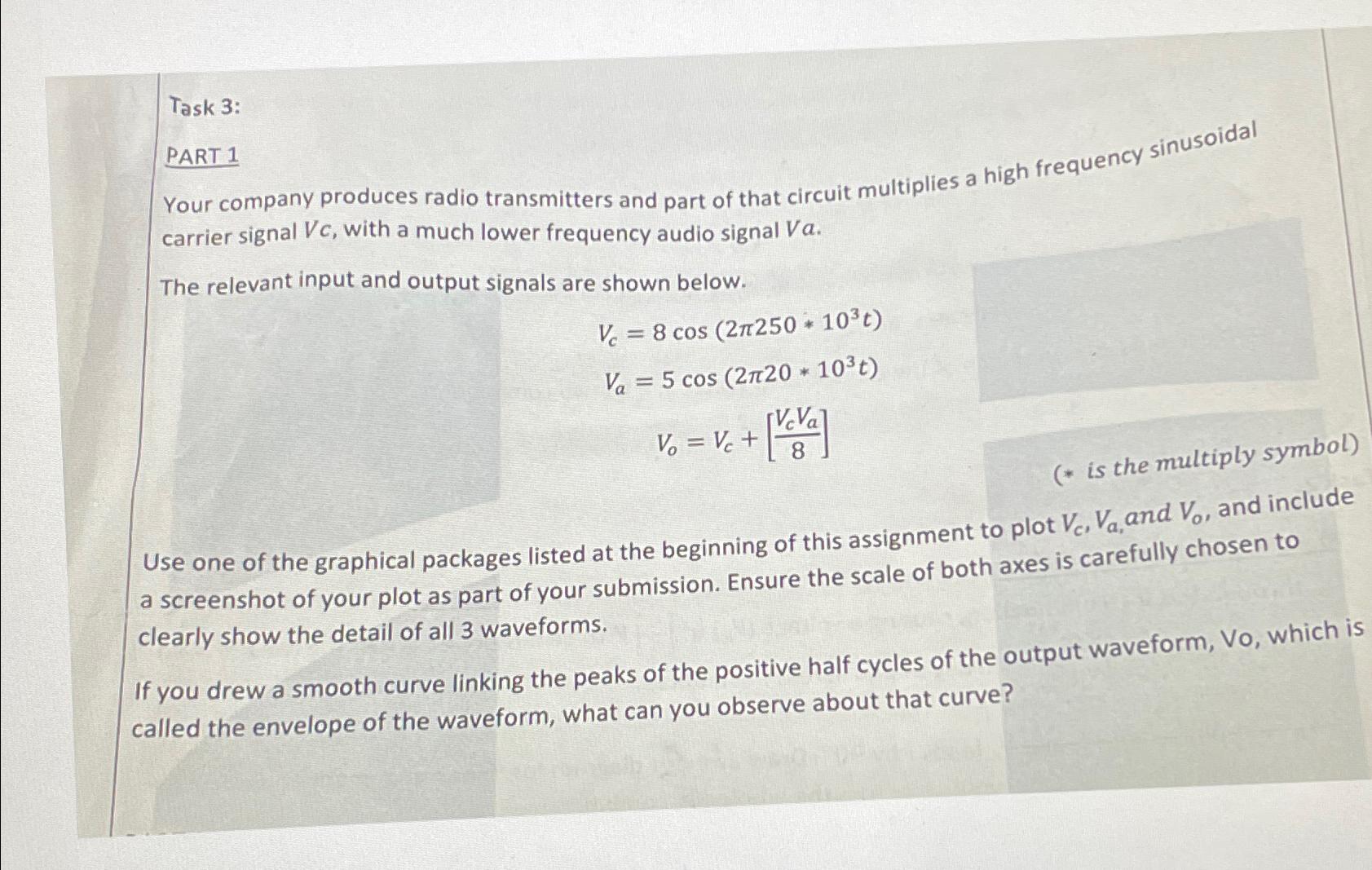Solved I need to plot this on the website ~desmos~ to show | Chegg.com