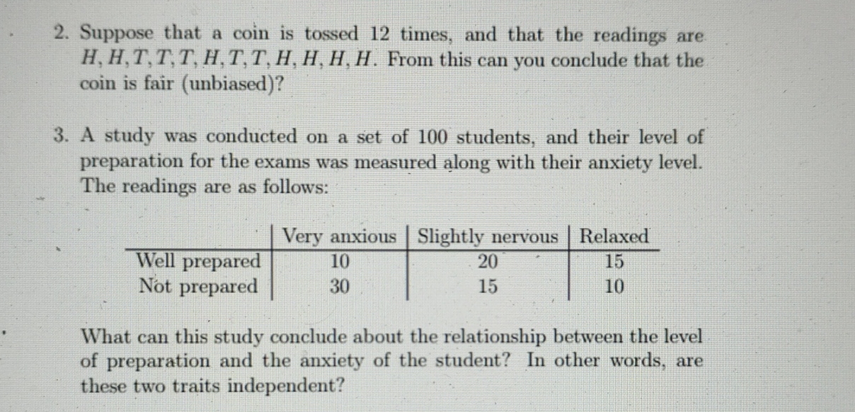 Solved Suppose that a coin is tossed 12 ﻿times, and that the | Chegg.com