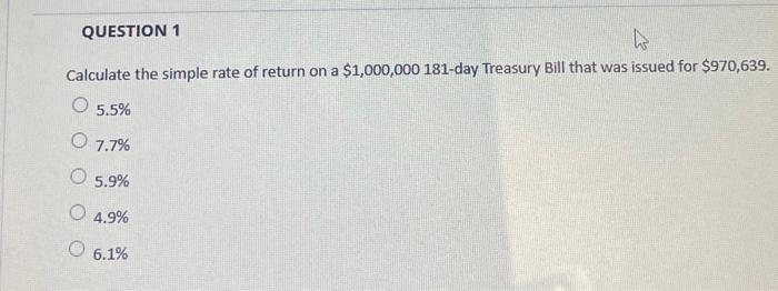 Solved Calculate the simple rate of return on a | Chegg.com