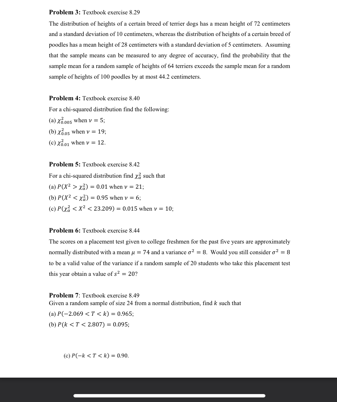 Solved (SOLVE ALL PARTS AND PROBLEMS FOR FULL CREDIT ANDNA | Chegg.com