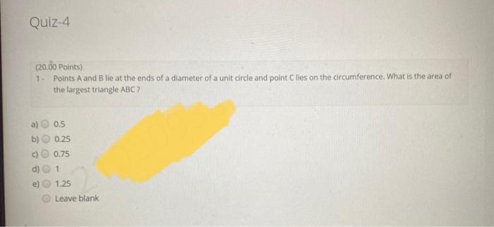 Solved (20.00 Points) 1. Points A and B lie at the ends of a | Chegg.com