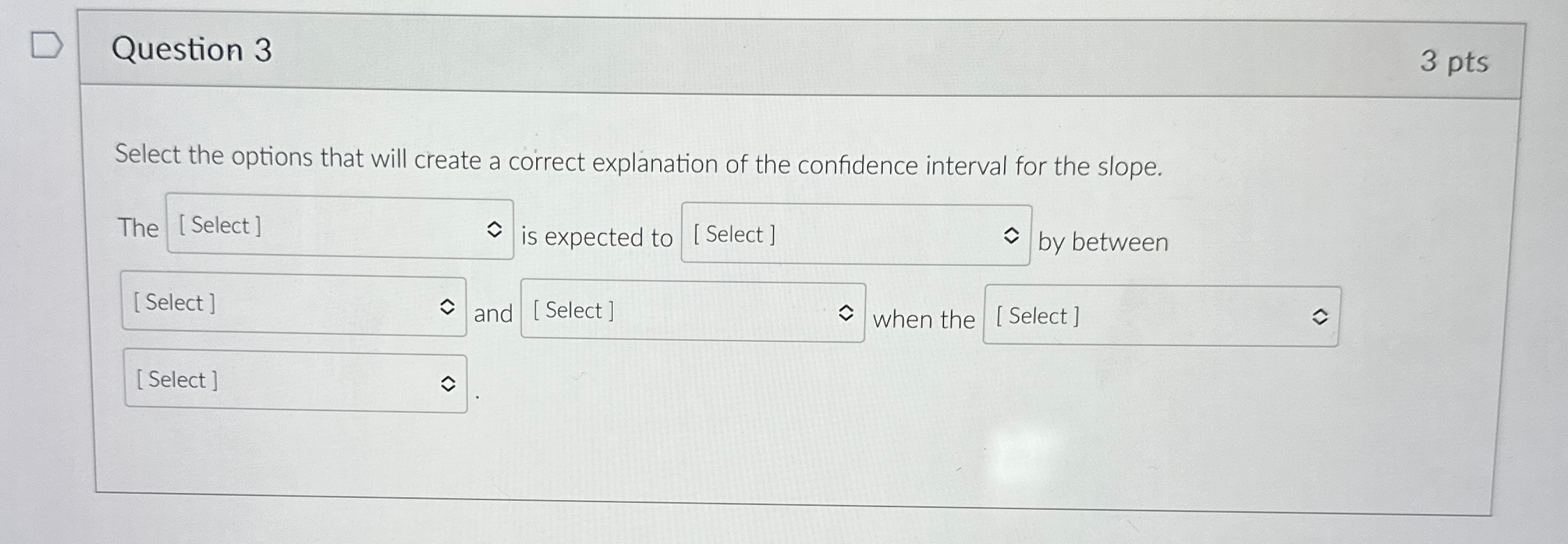 Solved Question 33 ﻿ptsSelect the options that will create a | Chegg.com