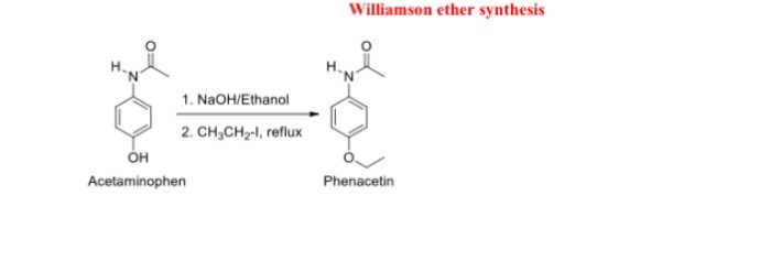 Solved Williamson ether synthesis 1. NaOH/Ethanol 2. | Chegg.com