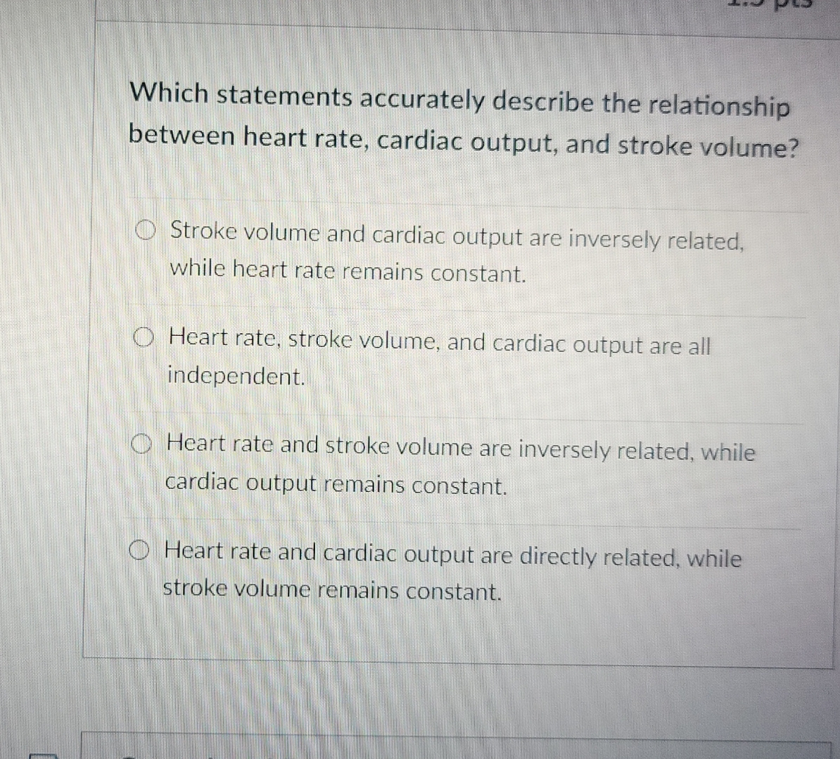 Solved Which statements accurately describe the relationship | Chegg.com