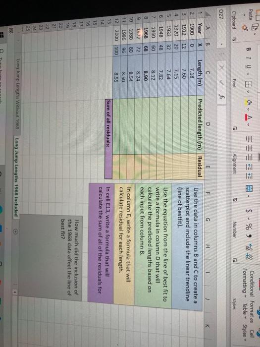 Solved Number Calibri - 11 AA === ab BIU-BOA 三三三三三國。 Paste $ | Chegg.com