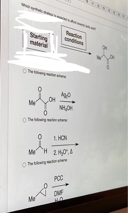 Solved The following reaction scheme: The following reaction | Chegg.com