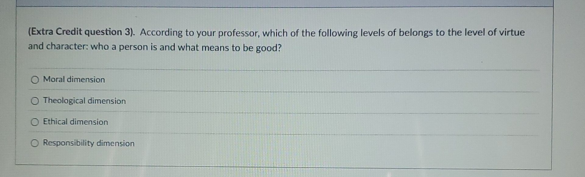 Solved (Extra Credit question 3). ﻿According to your | Chegg.com