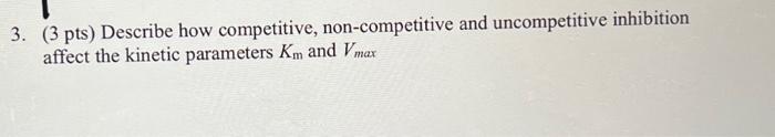 Solved 3. ( 3pts) Describe how competitive, non-competitive | Chegg.com