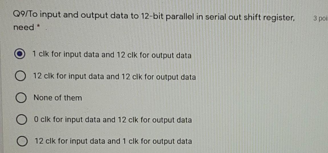 Solved Q9/To input and output data to 12-bit parallel in | Chegg.com