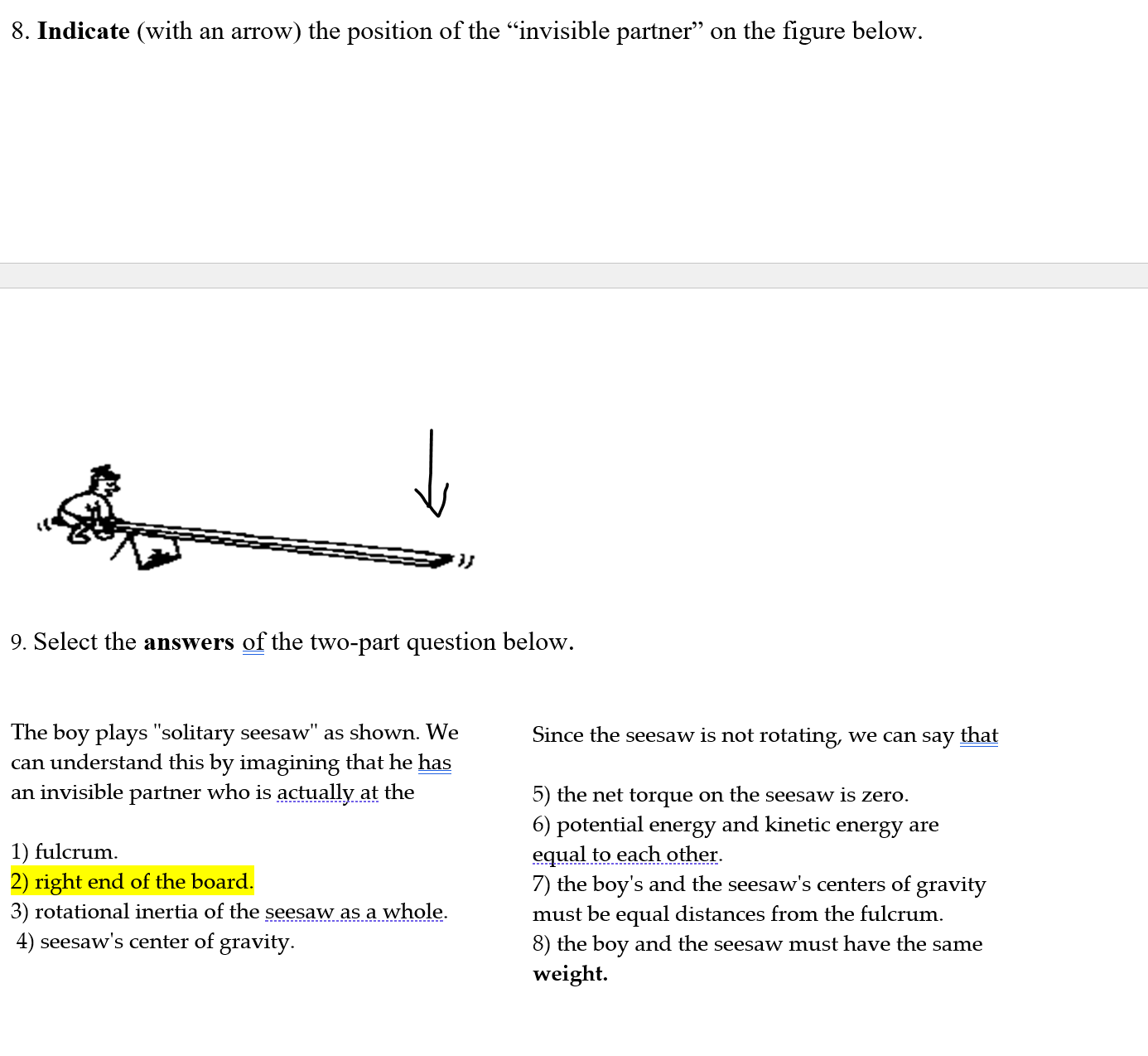 Solved Help with #9 ﻿its broken into two parts | Chegg.com