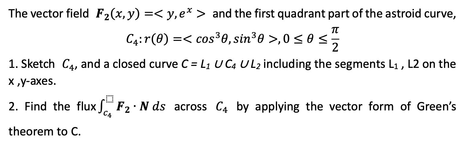 Solved Thanks Consider the vector field given by ﻿ 𝐅(x, | Chegg.com