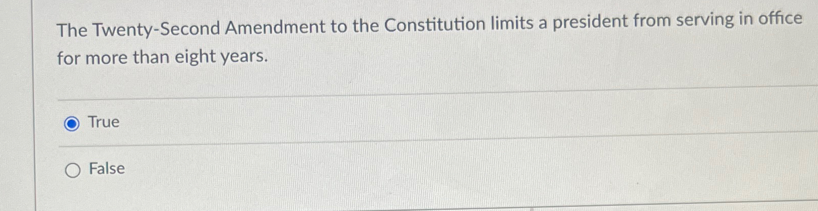 Solved The Twenty-Second Amendment to the Constitution | Chegg.com