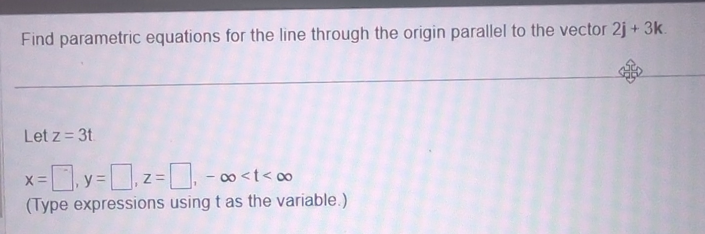 Solved Find parametric equations for the line through the | Chegg.com