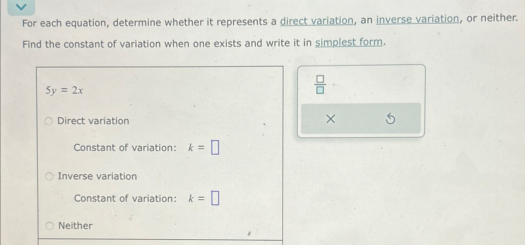 Solved For Each Equation Determine Whether It Represents A