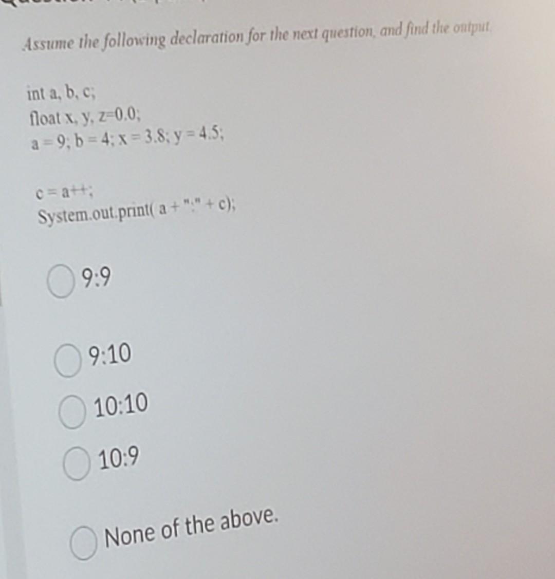 Solved Assume the following declaration for the next | Chegg.com
