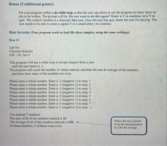 Solved Objectives: A. To work with user input B. To use | Chegg.com