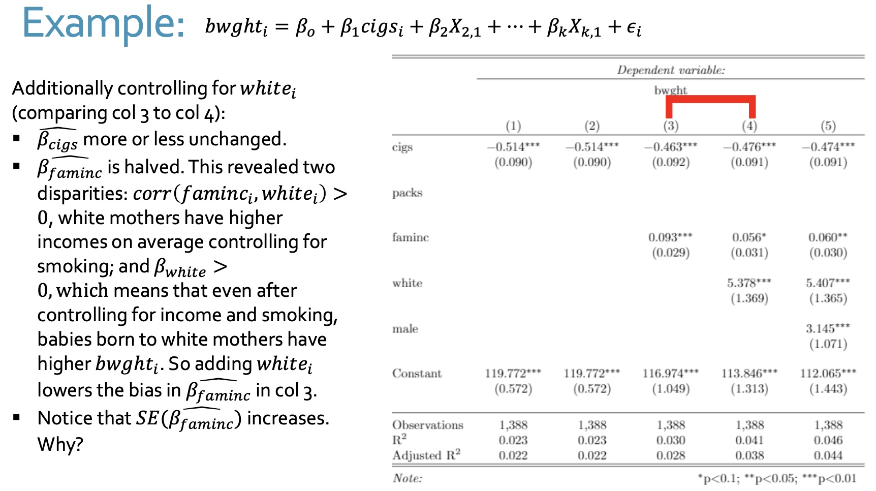 Solved Refer to the screen snapshot, why SE of Beta for | Chegg.com