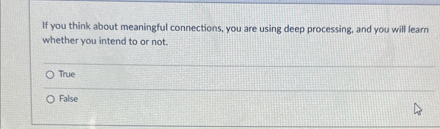 Solved If you think about meaningful connections, you are | Chegg.com