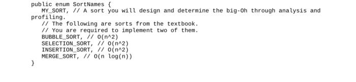 Solved 1 Develop Junit Test Cases For The Three Sorts You 