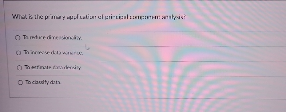 Solved What is the primary application of principal | Chegg.com