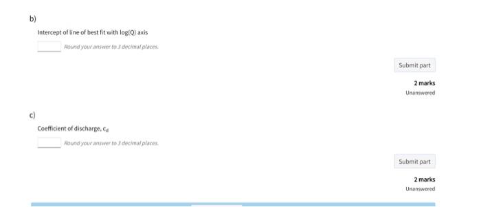 Solved Sem2 Wksl-3 Part3: Flow measurement - rectangular | Chegg.com