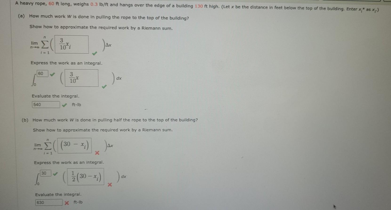 Solved A heavy rope, 60 ft long, weighs 0.3 lb/ft and hangs | Chegg.com