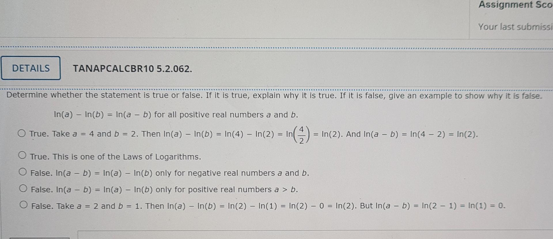 Solved Assignment Sco Your last submissi DETAILS | Chegg.com