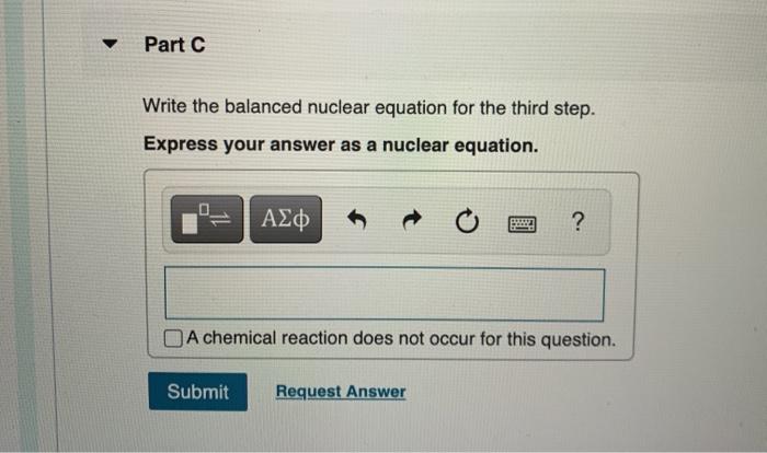 Solved Write all the balanced nuclear equations for each | Chegg.com