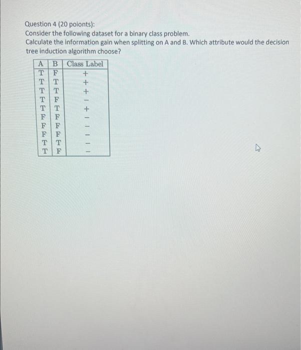 Solved Question 4 ( 20 poionts): Consider the following | Chegg.com