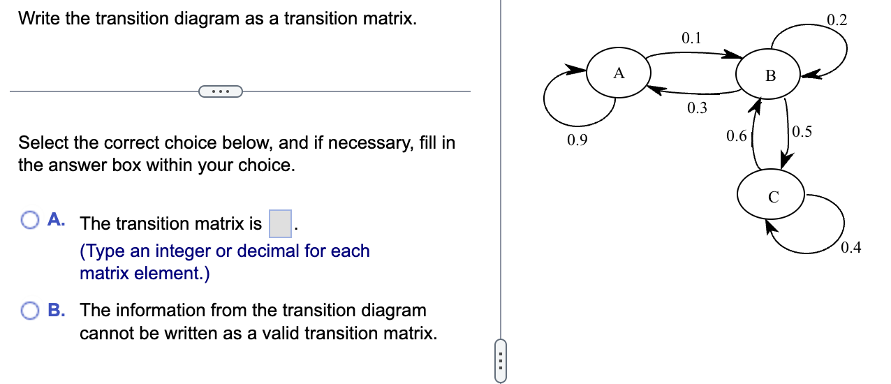 Solved 10. ﻿Write the transition diagram as a transition | Chegg.com