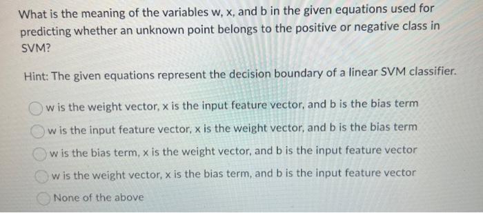 Solved \r\n\r\n\r\nIf the data is not linearly separable, a | Chegg.com