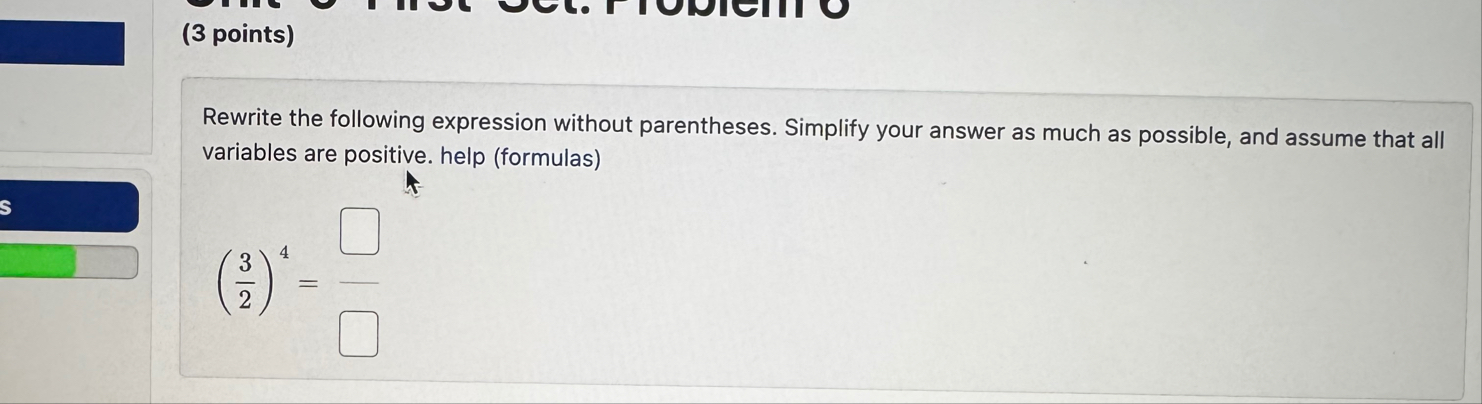 Solved (3 ﻿points)Rewrite the following expression without | Chegg.com