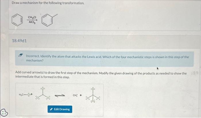 [Solved]: Draw a mechanism for the following transformation
