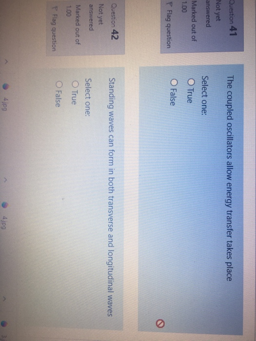 Solved Question 41 The coupled oscillators allow energy | Chegg.com