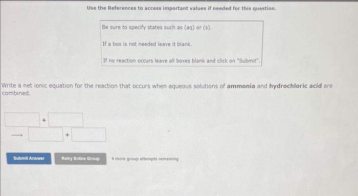 Solved Use the References to access important values if | Chegg.com