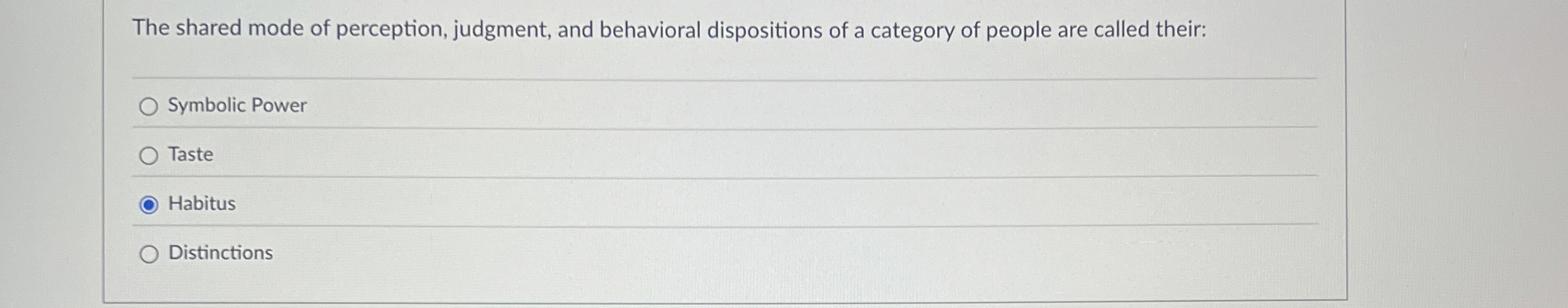 Solved The shared mode of perception, judgment, and | Chegg.com