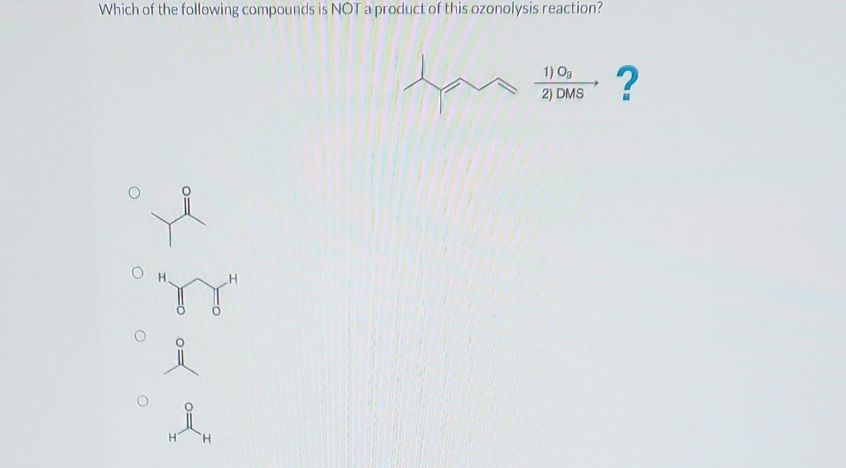 Solved Which of the following compounds is NOT a product of | Chegg.com