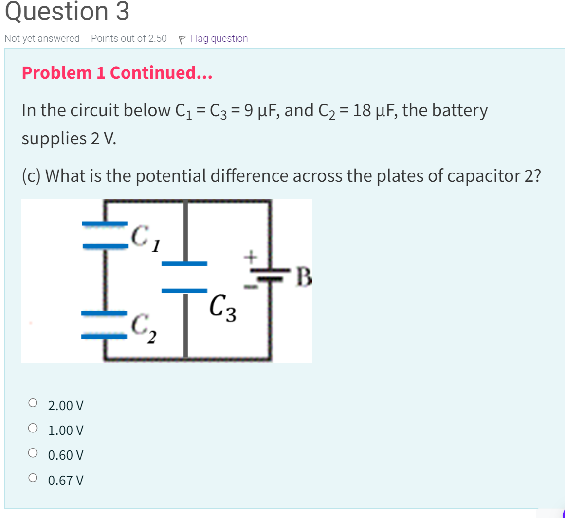 Solved Problem 1 ﻿Continued...In ﻿the circuit below | Chegg.com