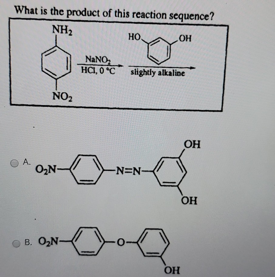 Solved What is the product of this reaction sequence? NH2 | Chegg.com